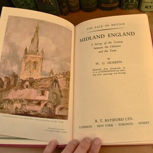 Batsford. Midland England (1st 1949) Brian Cook Jacket. the Face of ...