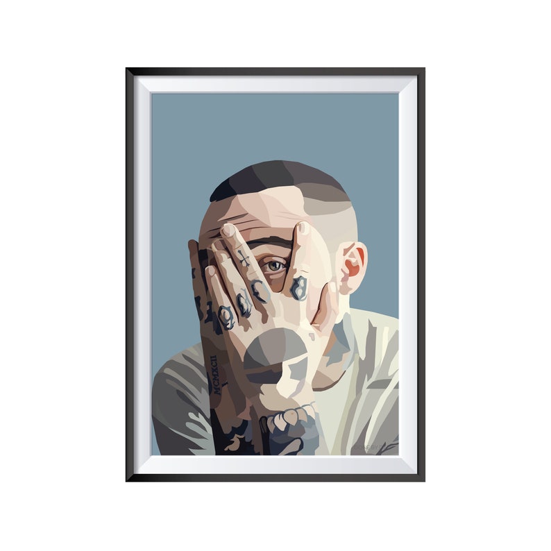 Mac Miller Poster MAC MILLER Art Print - Etsy