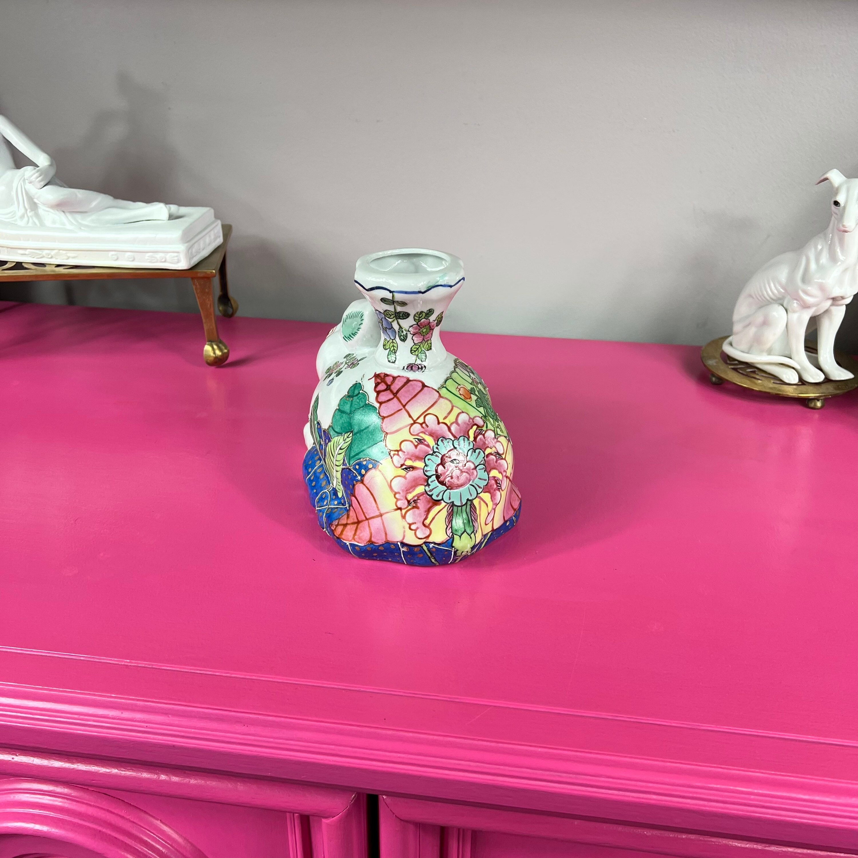 Vintage Tobacco Leaf Rabbit Bunny Chinoiserie - Etsy