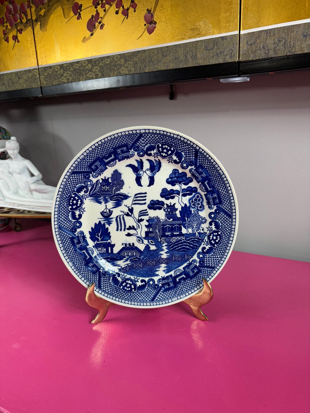 Blue Willow Japan Dinner Plate 9 3/8 Inch (set of 9) - Etsy