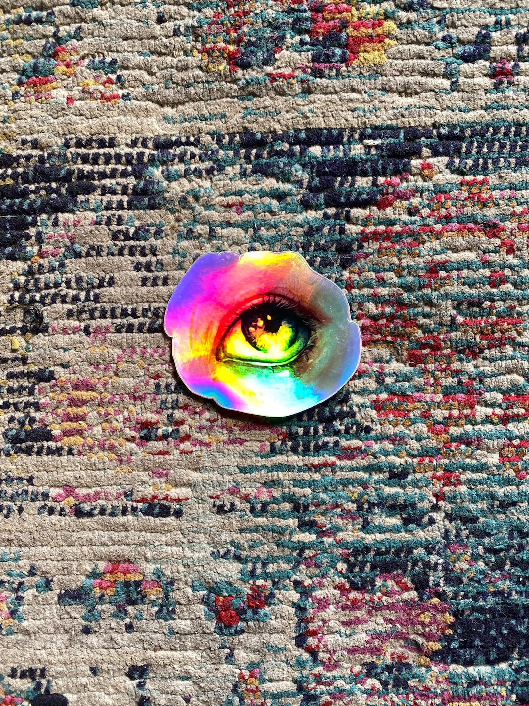 Holographic Eye Painting Vinyl Decal Sticker - Etsy