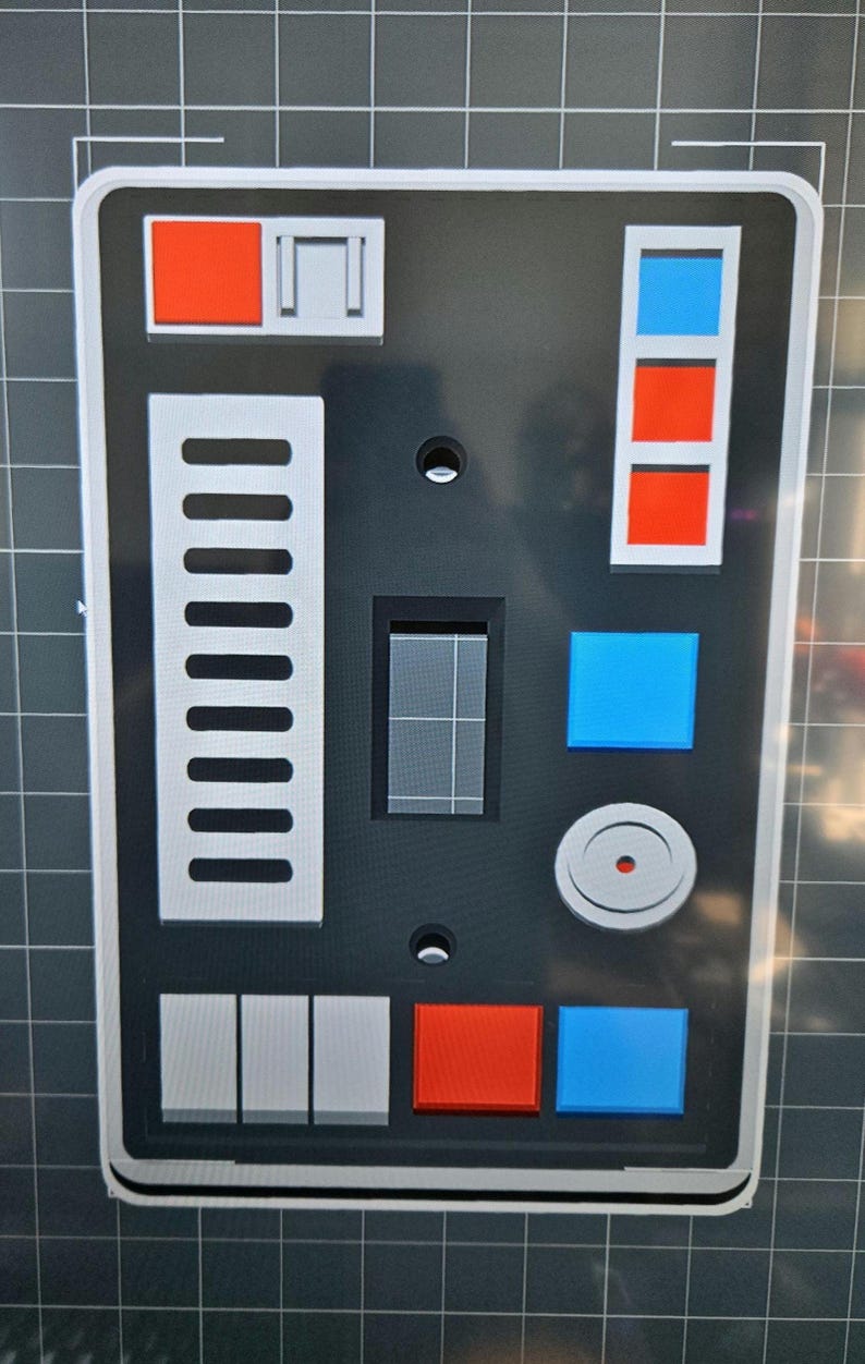 Star Wars Inspired FLIP Light Switch Cover: 3D Printed Power Panel - Etsy