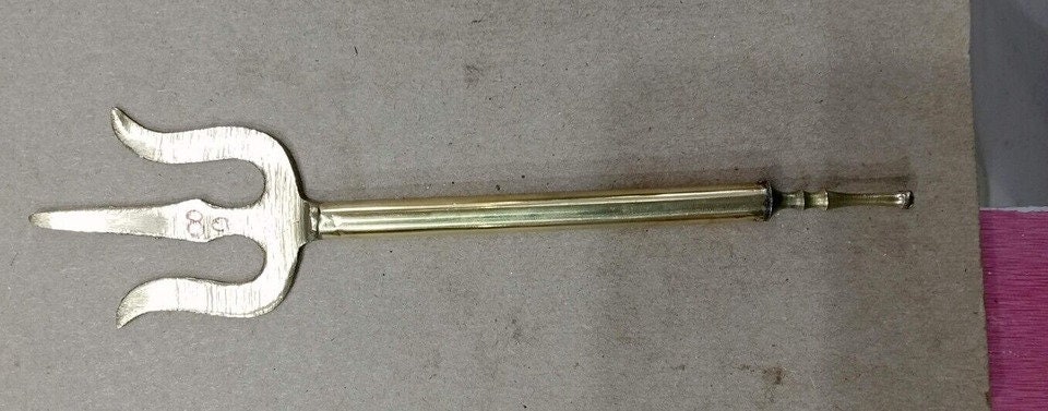 Hindu Religious Lord Shivas Trishul Trident Assembled Trishool Small ...