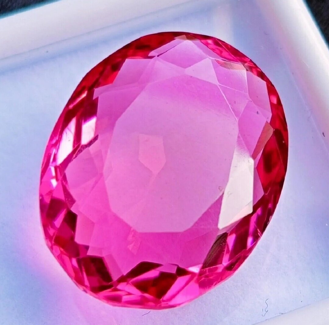 Certified Jedi Spinel Sparkling Rich Charm Pink Faceted Bright Gemstone ...