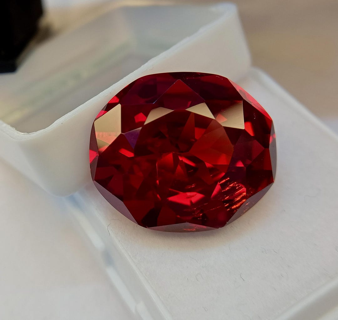 Mexican Fire Opal Red Orange 26.80 Ct. Natural Oval Cut Gemstone ...