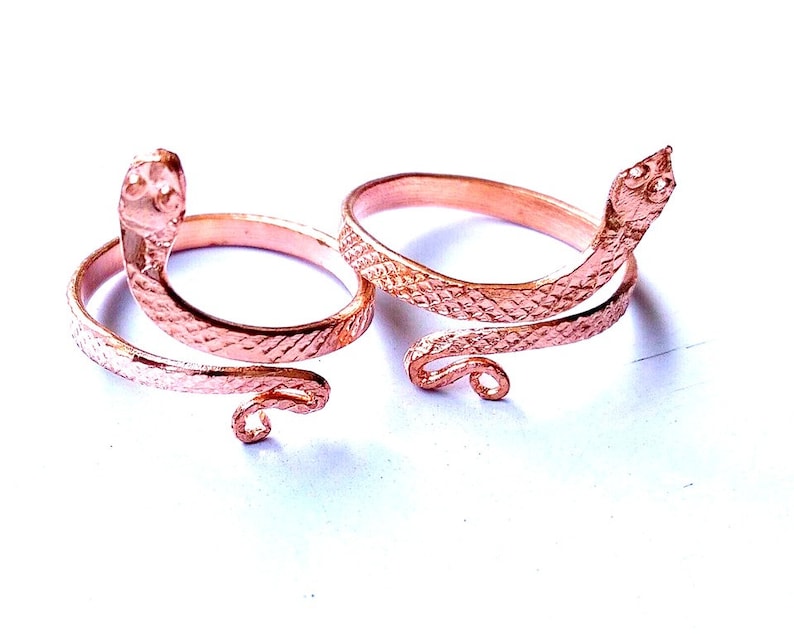 Consecrated Sadhguru Copper Snake Ring Spiritual Ring Copper Ring Sarpa ...