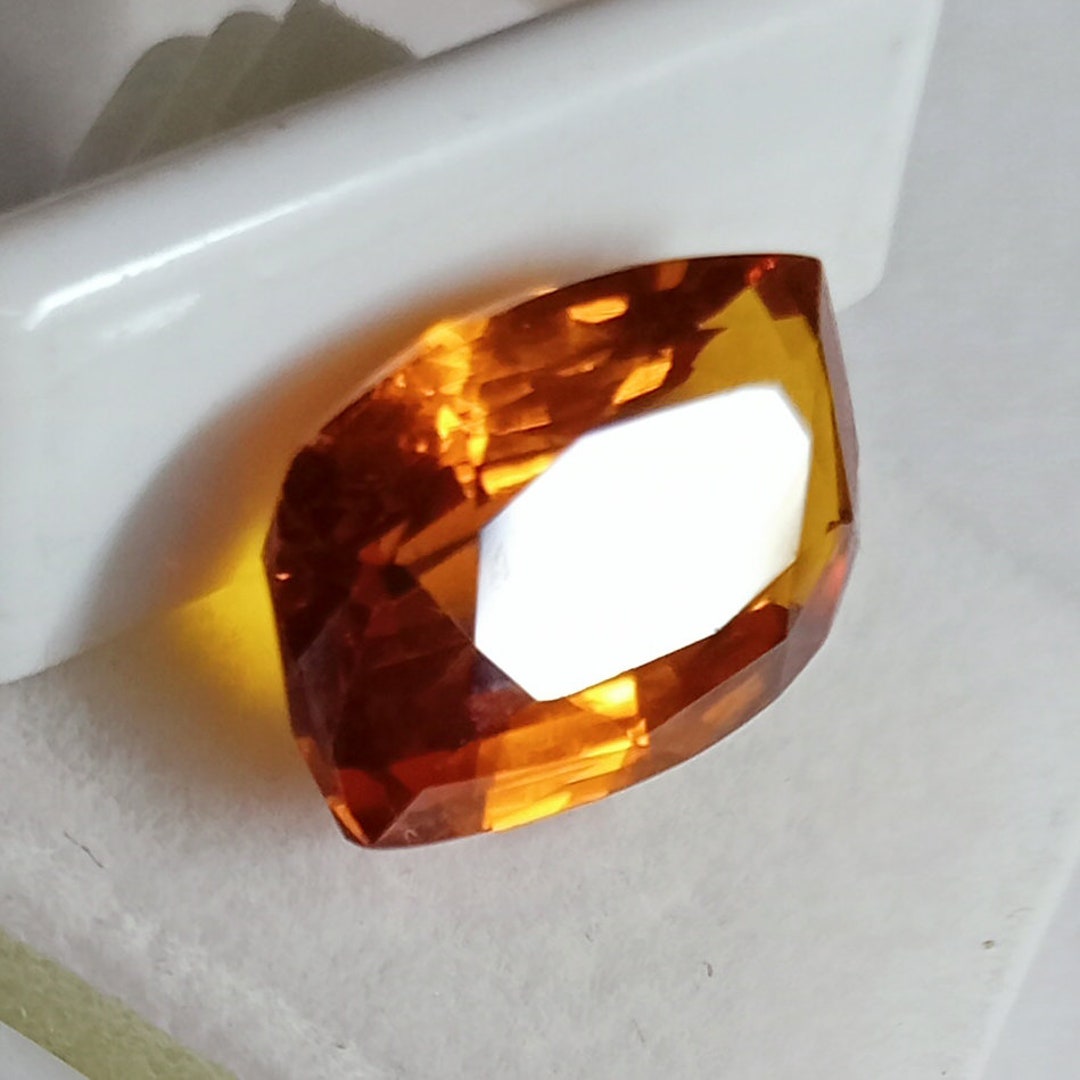 Mogok Orange-yellow Painite Natural 10.80 Ct Fancy Certified Gemstone ...