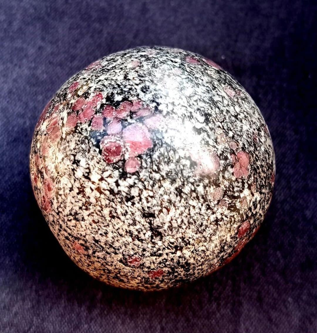 Natural Ruby Spinal Sphere Matrix Sphere Reiki Charged Powerful ...