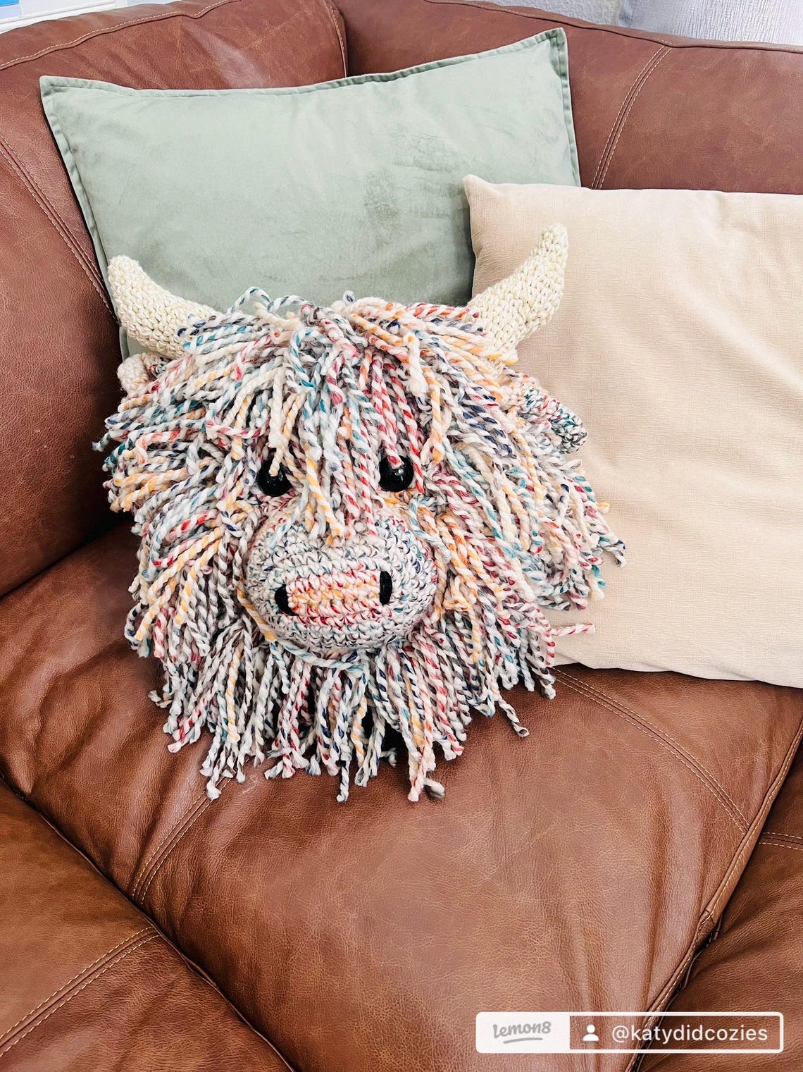 Highland Cow Throw Pillow - Etsy