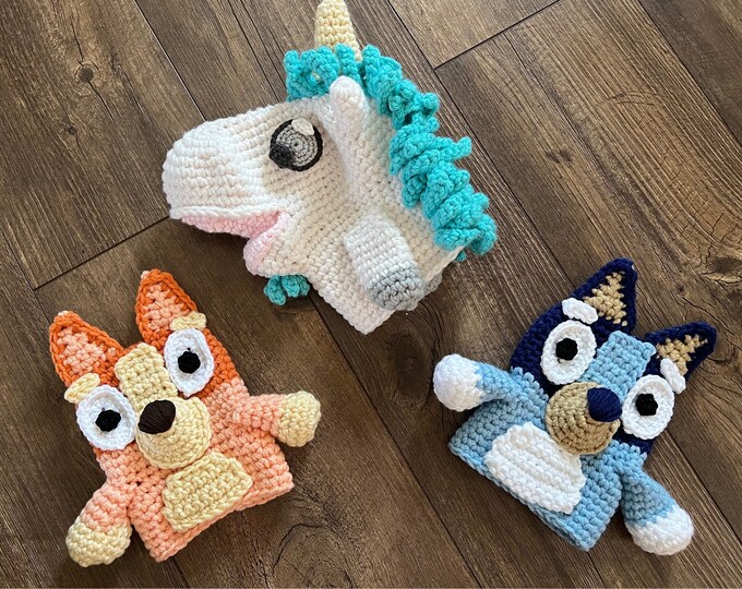 Crochet Hand Puppets - Etsy