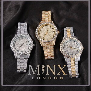 Womens Iced Out Watch Iced Out Watch Iced Watch Womens - Etsy