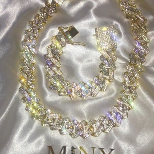 Iced Out Chain | Gold Iced Out Chain | Iced Out Necklace | Iced Out ...