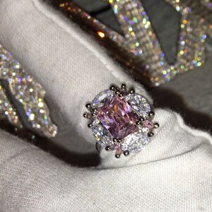 Pink Diamond Ring | Pink Diamond Engagement Ring | Womens Pink Diamond ...