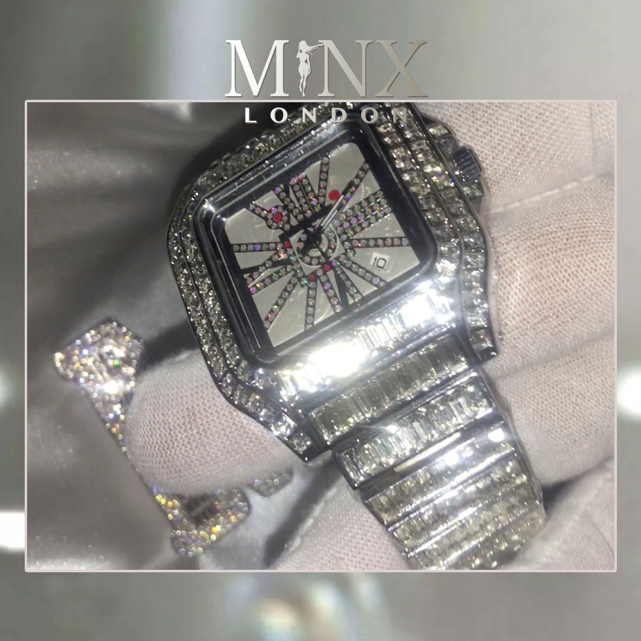 Iced Out Watch Iced Watch Mens Iced Out Watch Hip Hop - Etsy