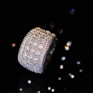 Iced Out Ring | Mens Iced Out Rings | Womens Diamond Ring | Gemstone ...