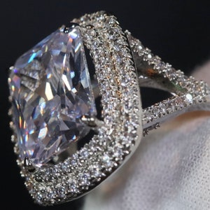 Big Carat Engagement Ring | Womens Big Diamond Ring | Womens Engagement ...