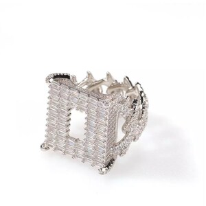 Iced Out Ring Mens Iced Out Rings Big Iced Out Ring Iced | Etsy