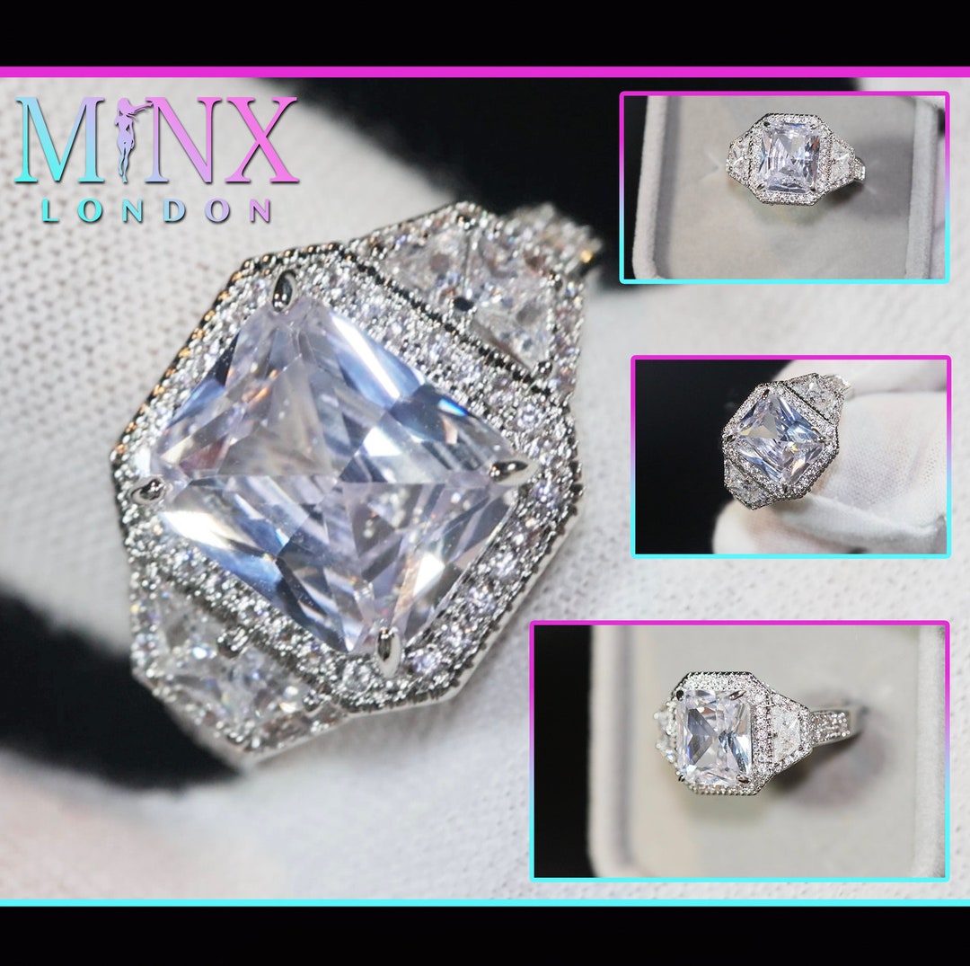 Big Diamond Ring Womens Big Diamond Ring Womens Engagement Ring ...