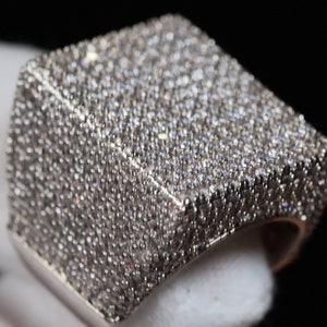 Mens Big Iced Ring | Mens Iced Pinky Ring | Mens Iced Out Ring | Iced ...