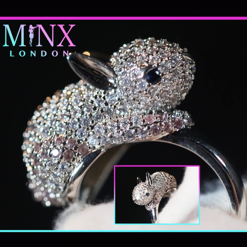 Rabbit Ring - Etsy