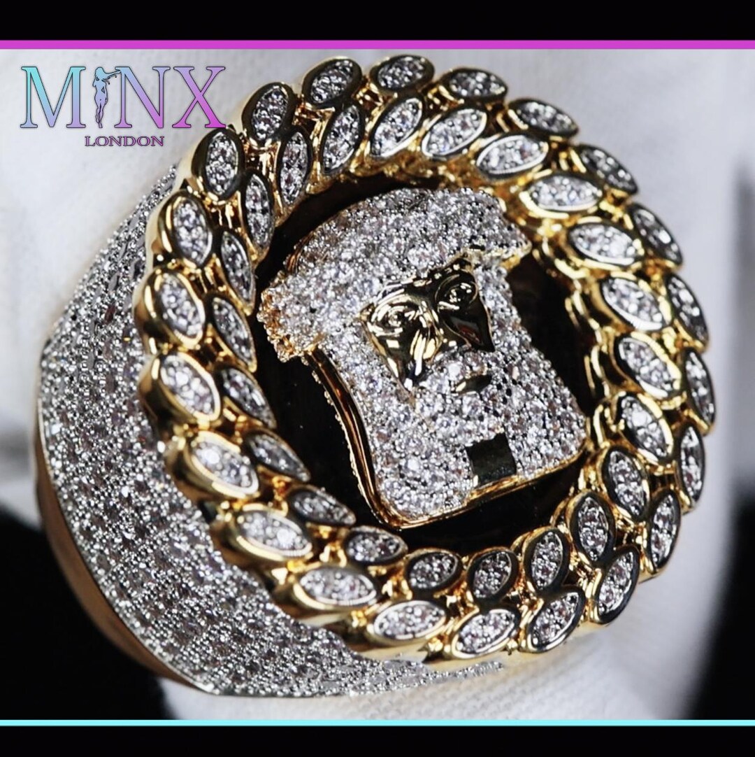 Jesus Ring | Mens Diamond Jesus Ring | Mens Jesus Face Ring | Jesus ...