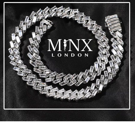 Iced Out Chain Iced Out Necklace Iced Out Jewelry Mens - Etsy