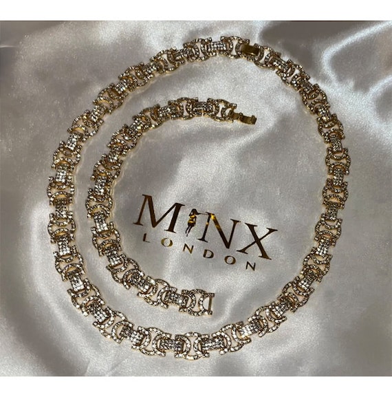 Iced Out Chain Iced Out Necklace Iced Out Bracelet Gold - Etsy