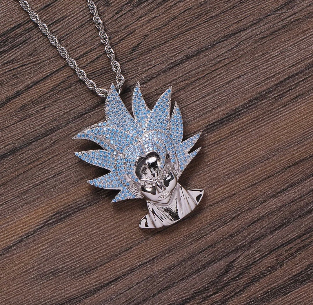 Goku Pendant Hip Hop Pendant Iced Out Pendant Diamond - Etsy