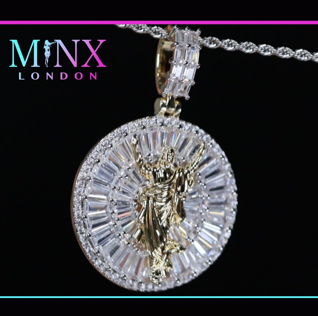 Jesus Pendant | Baguette Diamond Jesus Pendant | Iced Out Jesus Pendant ...