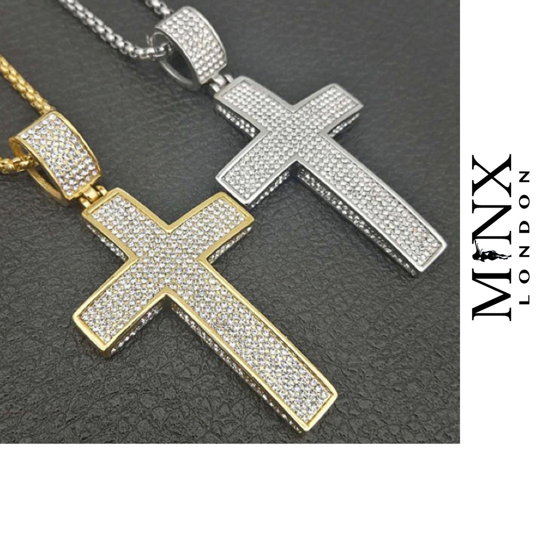 Big Cross Pendant Cross Necklace Cross Necklace for Men - Etsy