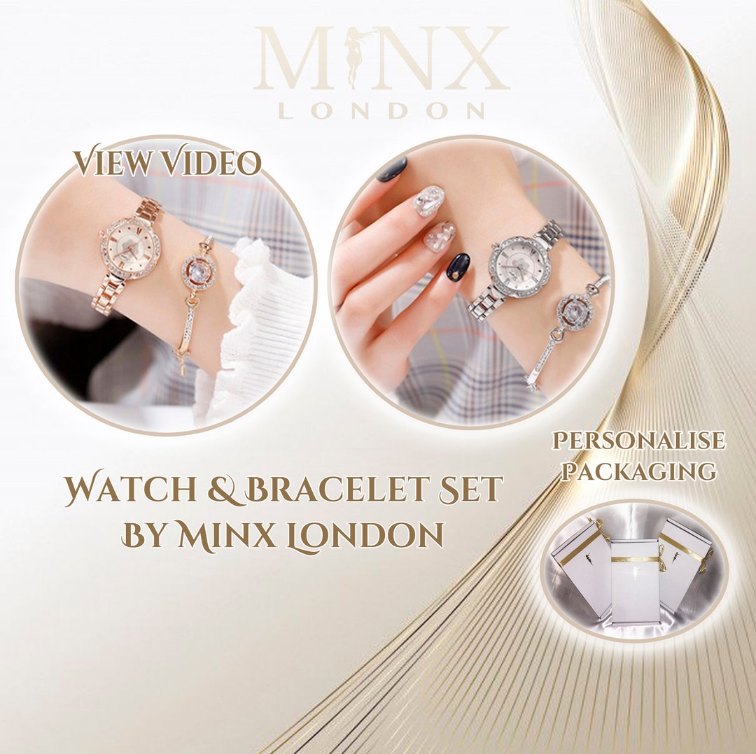 Minx London Luxury Watch & Bracelet Set. Reloj hermoso - Etsy España