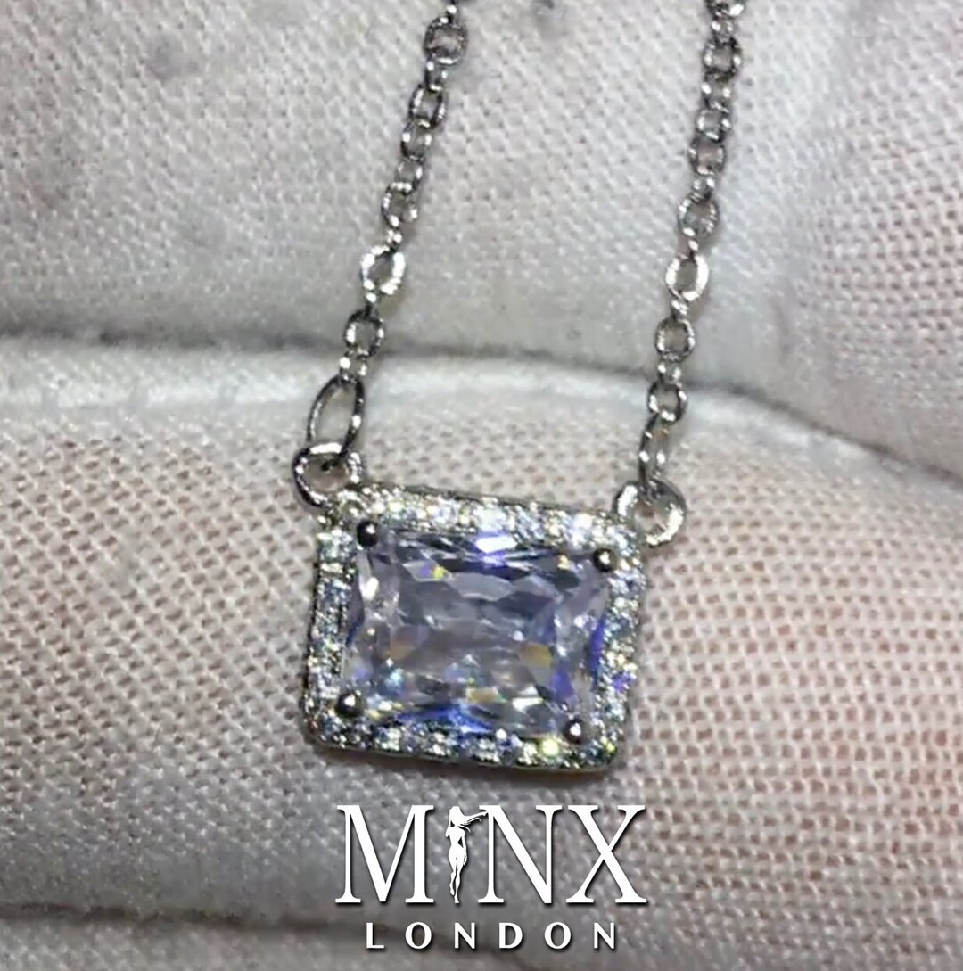 Womens Diamond Necklace | Diamond Necklace | Womens Necklace | Baguette ...