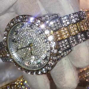 Womens Iced Out Watch Iced Out Watch Iced Watch Womens - Etsy