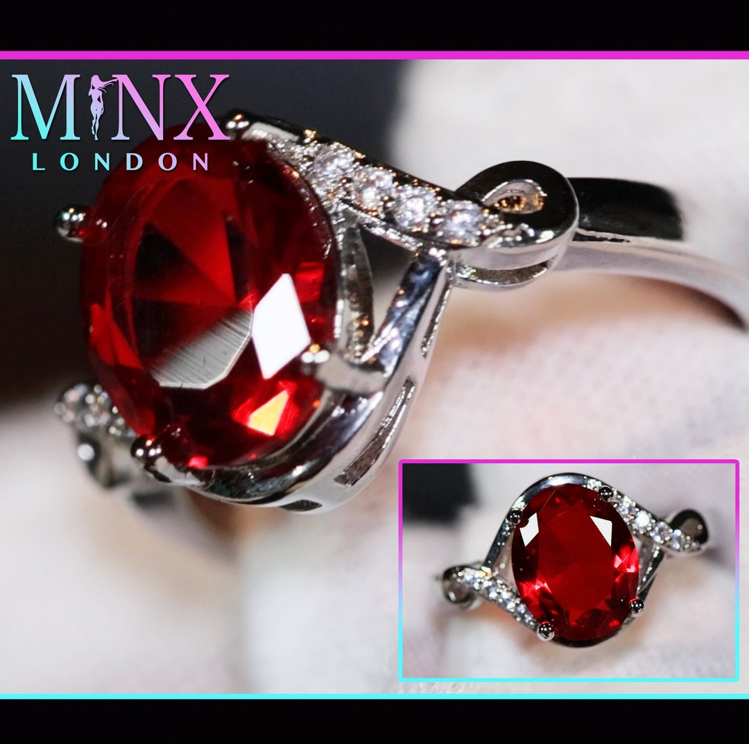 Red Diamond Ring | Red Diamond Engagement Ring | Red Wedding Ring ...