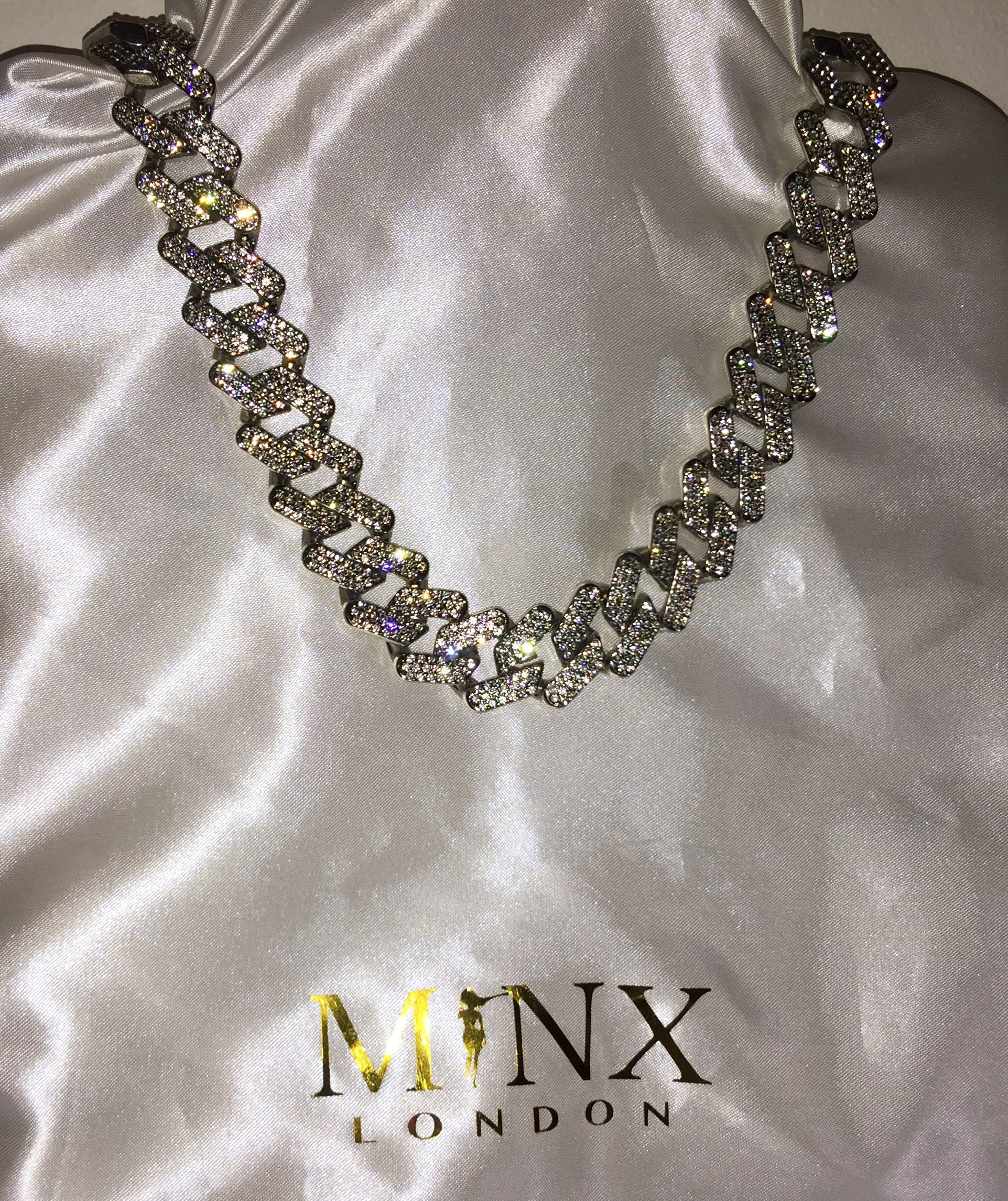 Iced Out Chain Iced Out Necklace Iced Out Bracelet - Etsy