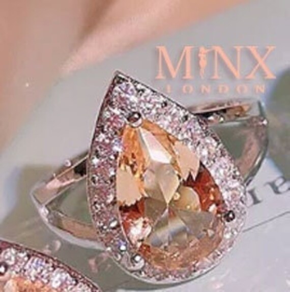 Champagne Diamond Ring Champagne Diamond Engagement Rings - Etsy