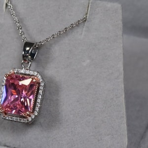 Pink Diamond Necklace | Womens Pink Diamond Pendant | Pink Diamond ...