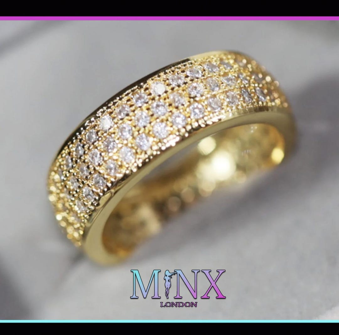 Eternity Ring | Mens Wedding Ring | Mens Gold Eternity Ring | Mens ...