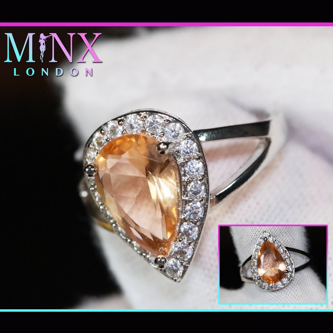 Champagne Diamond Ring | Champagne Diamond Engagement Rings | Champagne ...