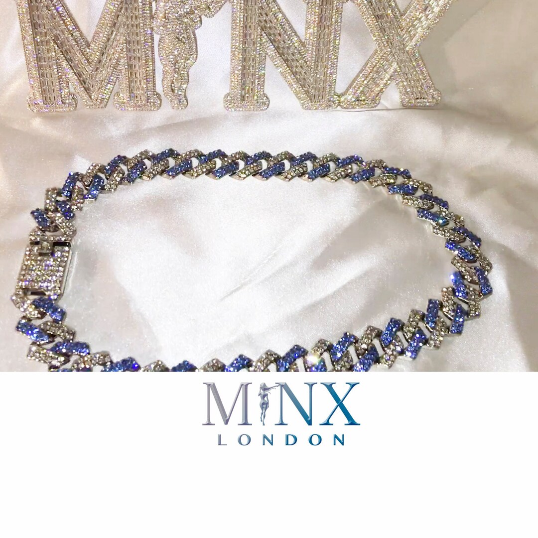 Iced Out Chain Iced Out Necklace Cuban Link Chain Iced Out Cuban Chain ...