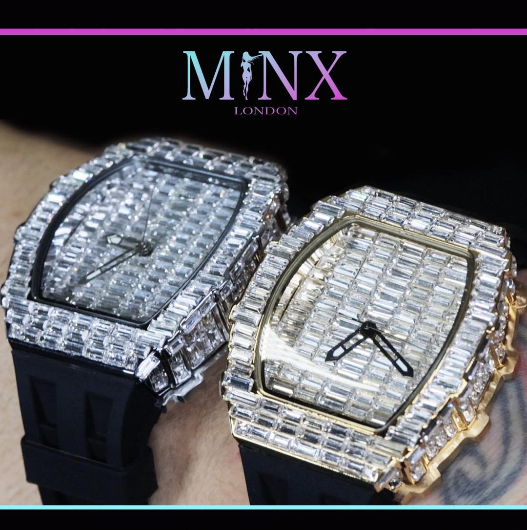 Mens Diamond Watch | Iced Out Watch | Hip Hop Watch | Mens Iced Out ...