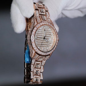 Iced Out Watch | Iced Watch | Mens Iced Out Watch | Hip Hop Watch ...