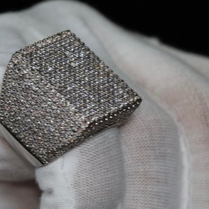 Mens Big Iced Ring | Mens Iced Pinky Ring | Mens Iced Out Ring | Iced ...