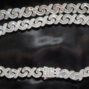 Infinity Link Chain | Iced Out Chain | Iced Out Necklace | Mens ...