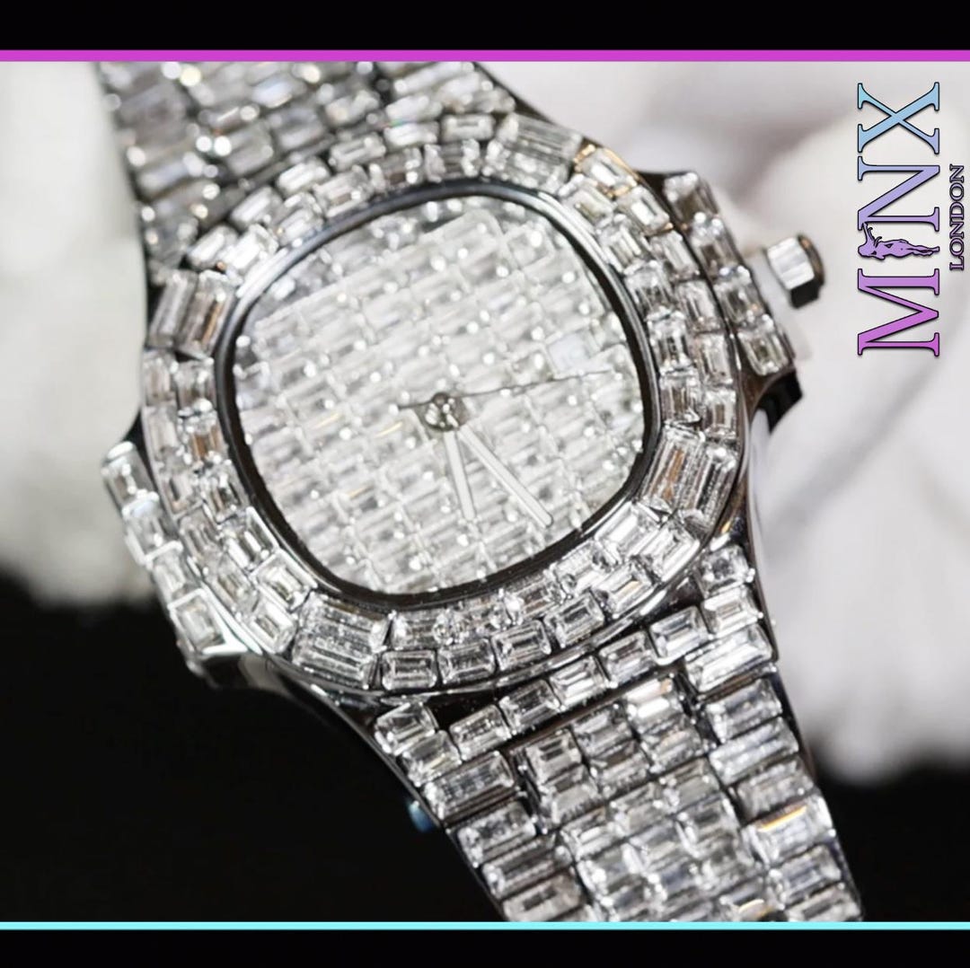 Iced Out Watch | Iced Watch | Mens Iced Out Watch | Hip Hop Watch ...