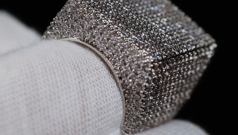 Mens Big Iced Ring | Mens Iced Pinky Ring | Mens Iced Out Ring | Iced ...