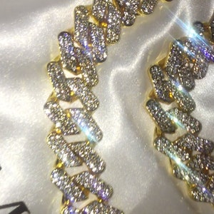 Iced Out Chain | Gold Iced Out Chain | Iced Out Necklace | Iced Out ...