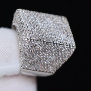 Mens Big Iced Ring | Mens Iced Pinky Ring | Mens Iced Out Ring | Iced ...