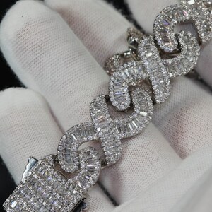 Infinity Link Chain | Iced Out Chain | Iced Out Necklace | Mens ...