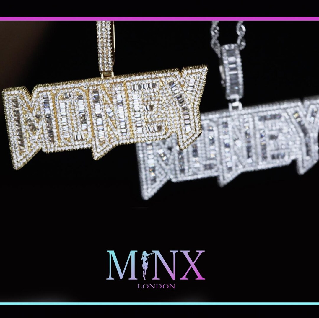 Iced Out Pendant | Hip Hop Diamond Pendant | Iced Out Dollar Pendant ...